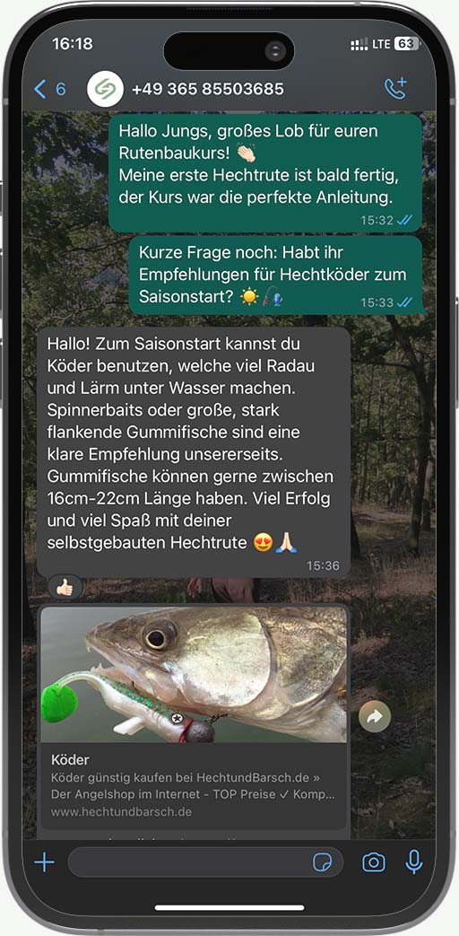 Onlinekurs Rutenbau mit Rutenbauexperte Christian Weckesser